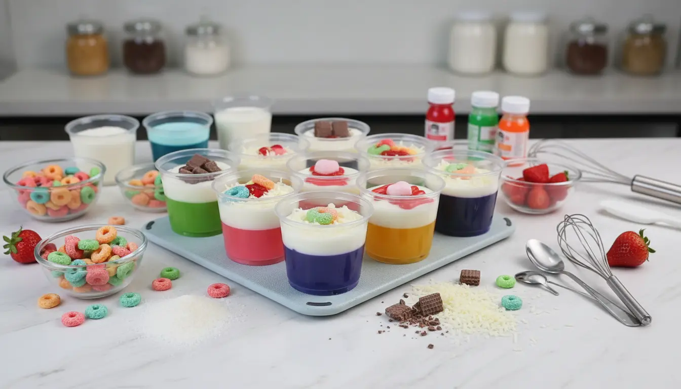 Kreasi Apin - Simple Dessert Box Pudding | Mohler