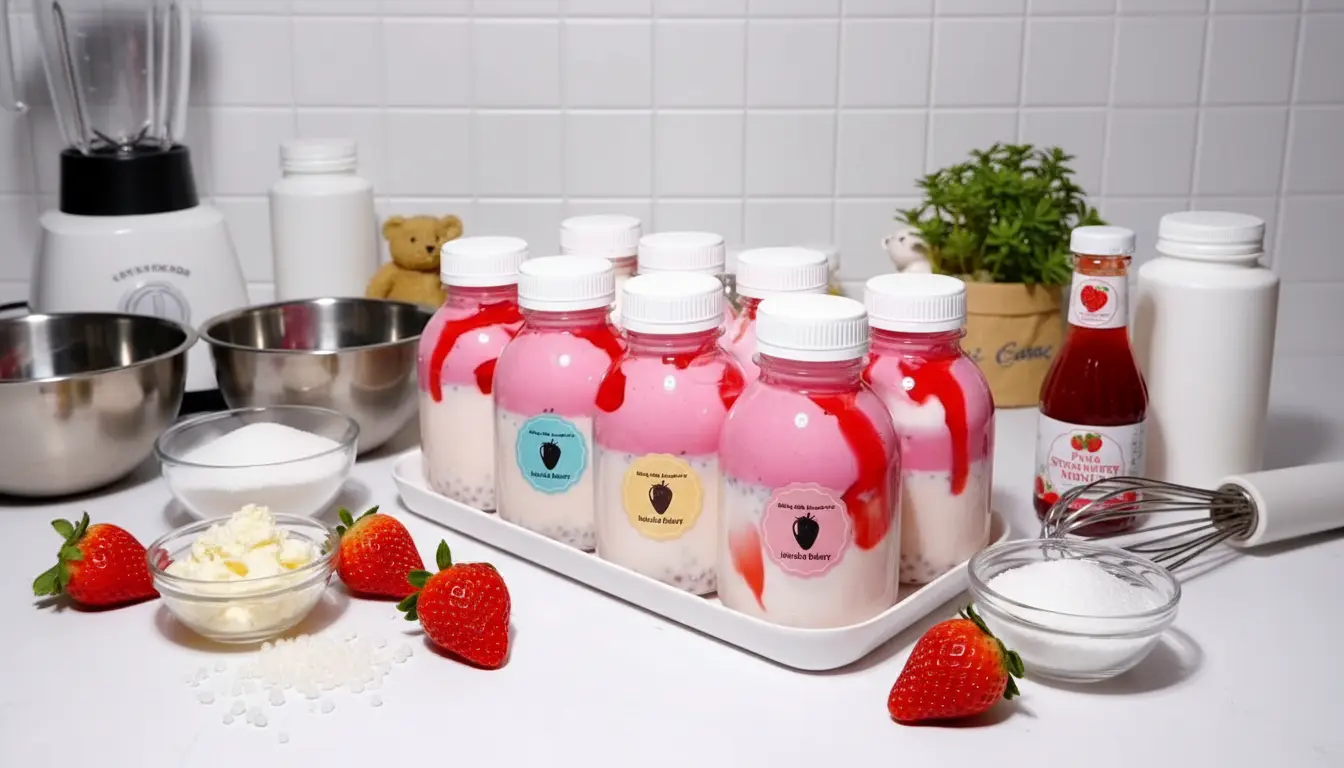 Kreasi Apin - Sticky Milk Strawberry | Mohler