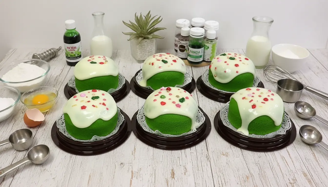 Kreasi Apin - Cake Pandan Lumer | Mohler